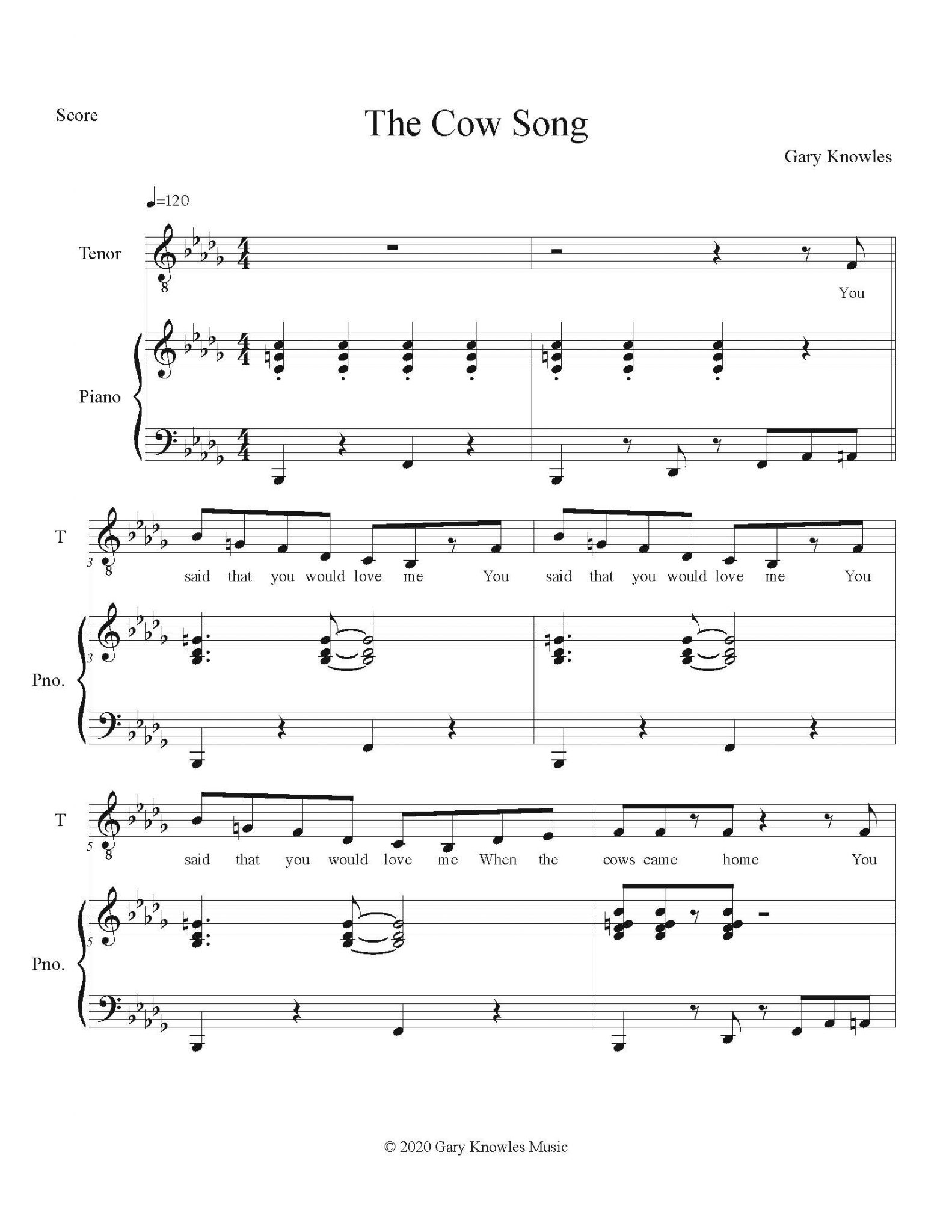 The Cow Song